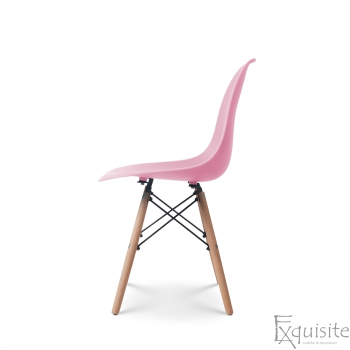 Scaune roz pentru bucatarie, set 4 bucati